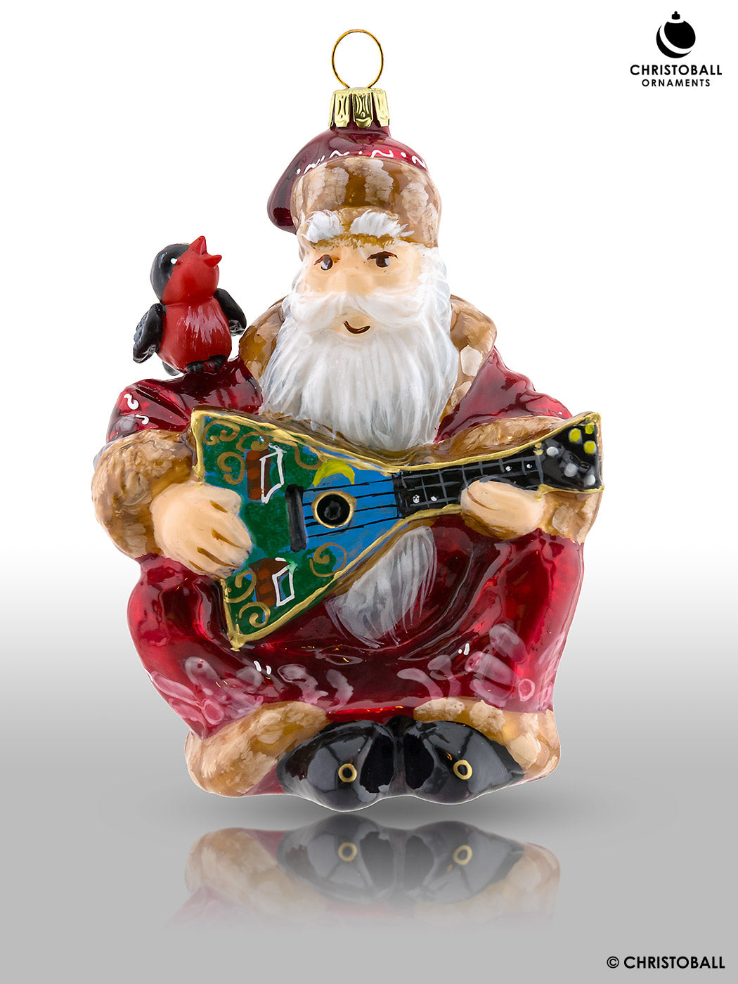 Weihnachtsform Nostalgia Kollektion - Santa mit Balalaika – Christoball